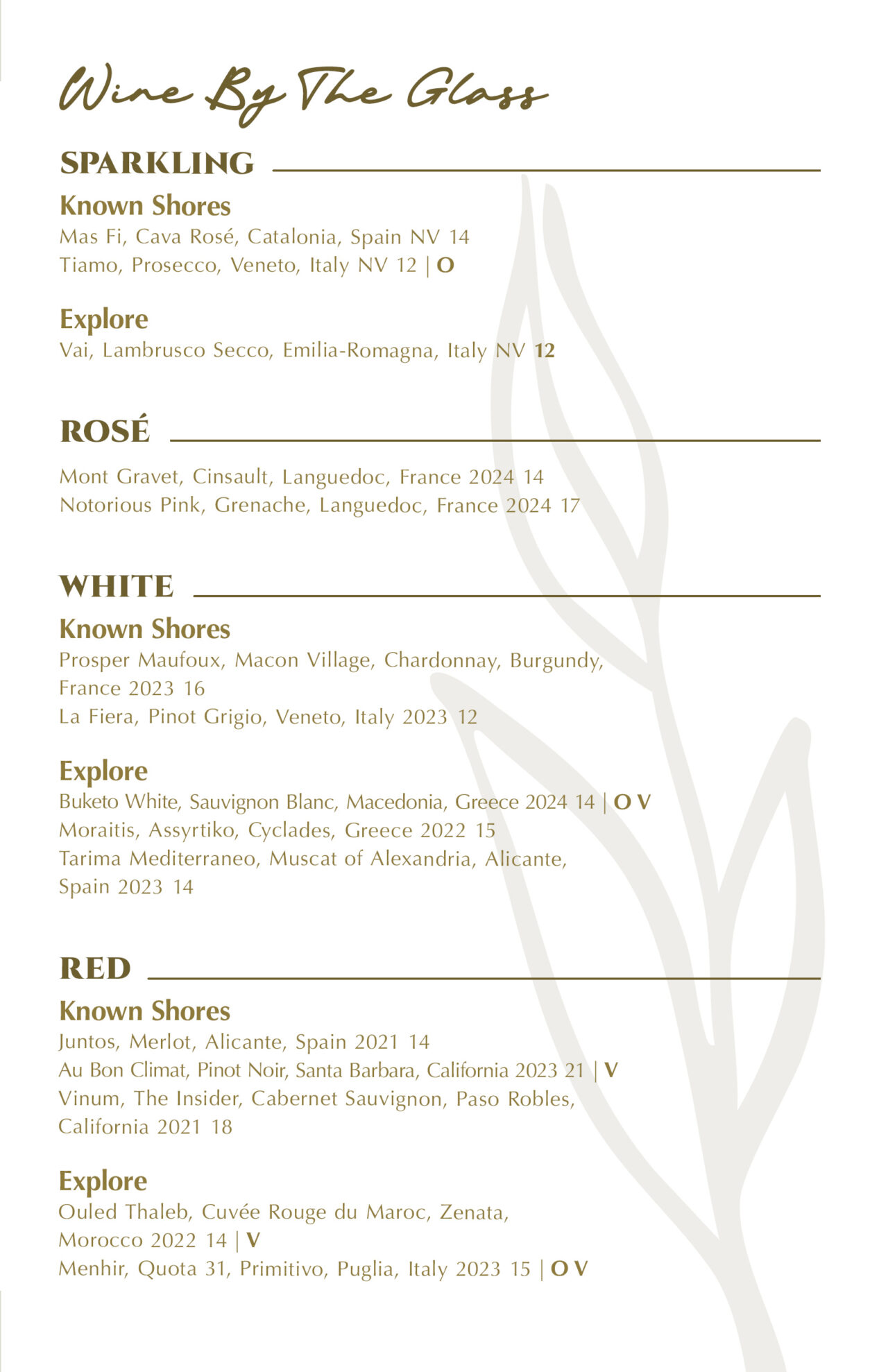 Menus | Solaz Restaurant + Full Swing Golf Suites